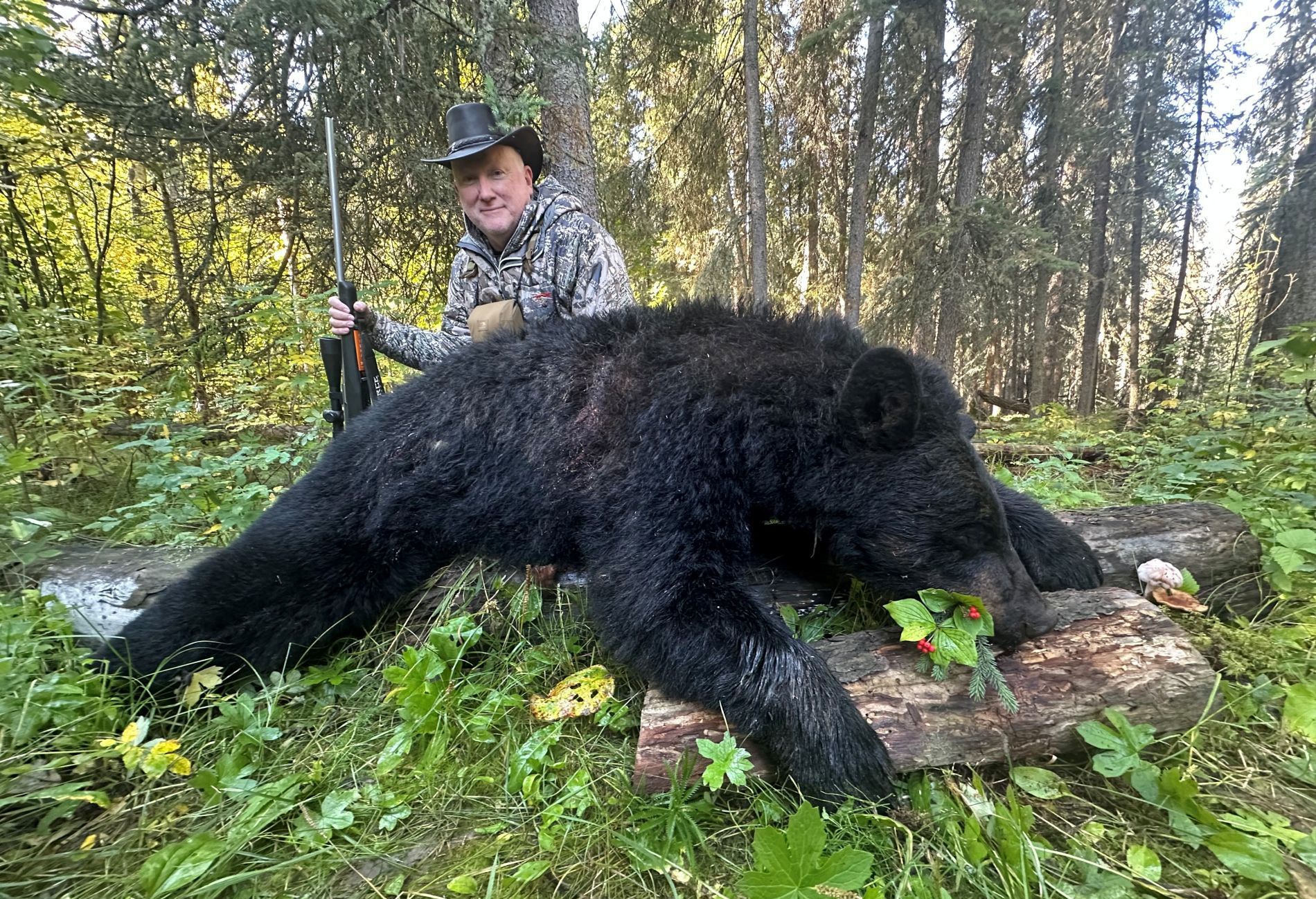 Black bear hunt in Alberta / Winefred Lake
